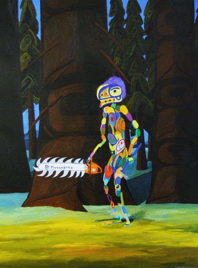 Northwest Coast Canadian Indigenous Paintings | Mark Loria Gallery